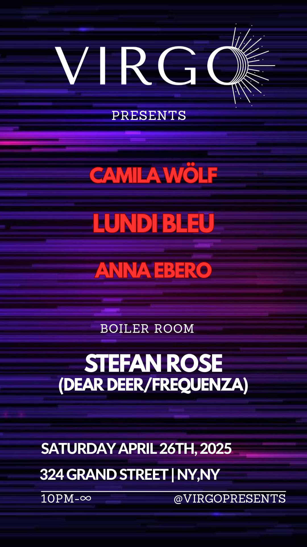 Boiler Room: Special Guest | Virgo