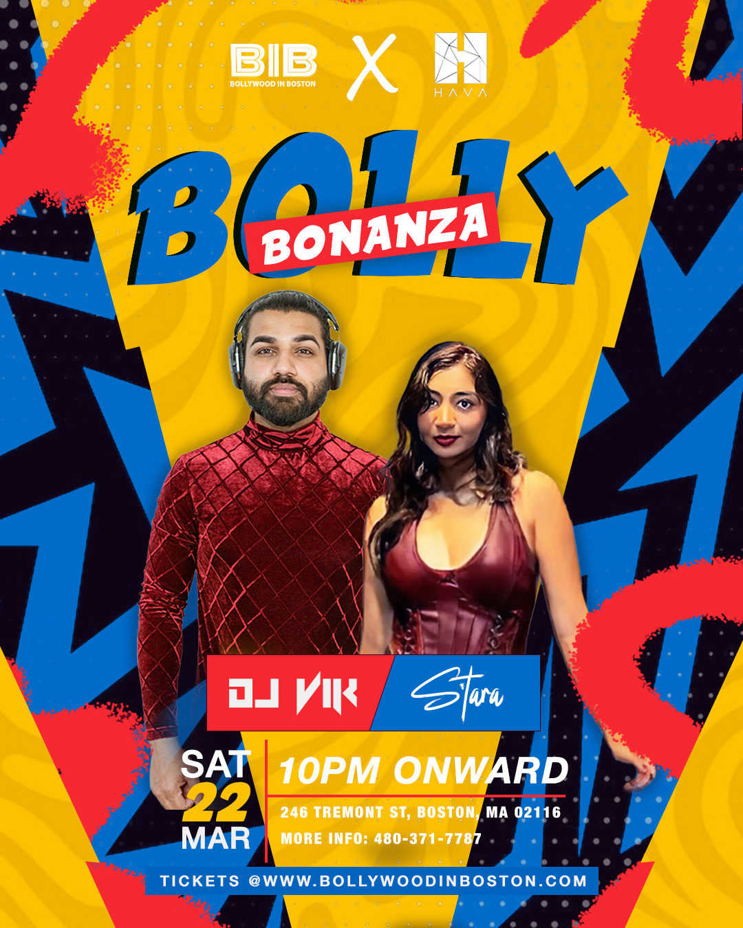 BOLLYWOOD BONANZA at HAVA with S'TARA and VIK | HAVA BOSTON