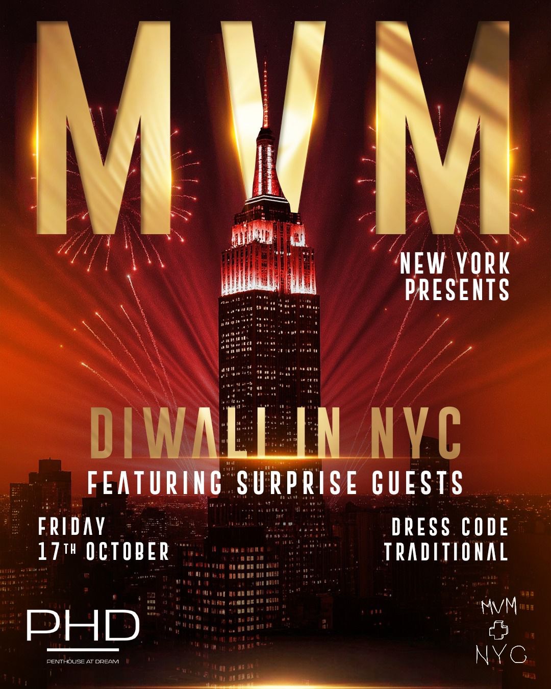 MVM NYC DIWALI | PHD Rooftop