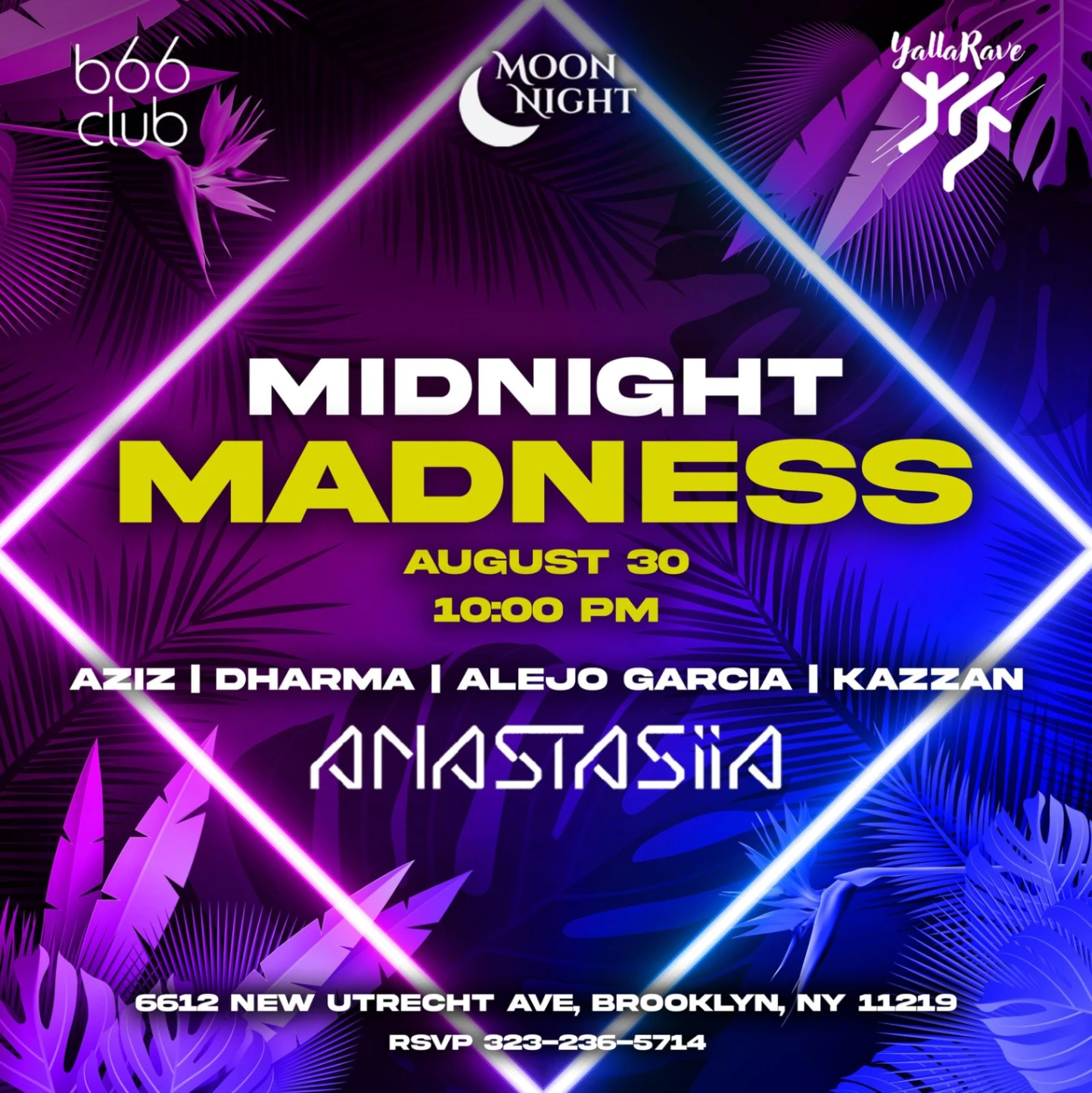 Yalla Brooklyn: Midnight Madness | B66 Club